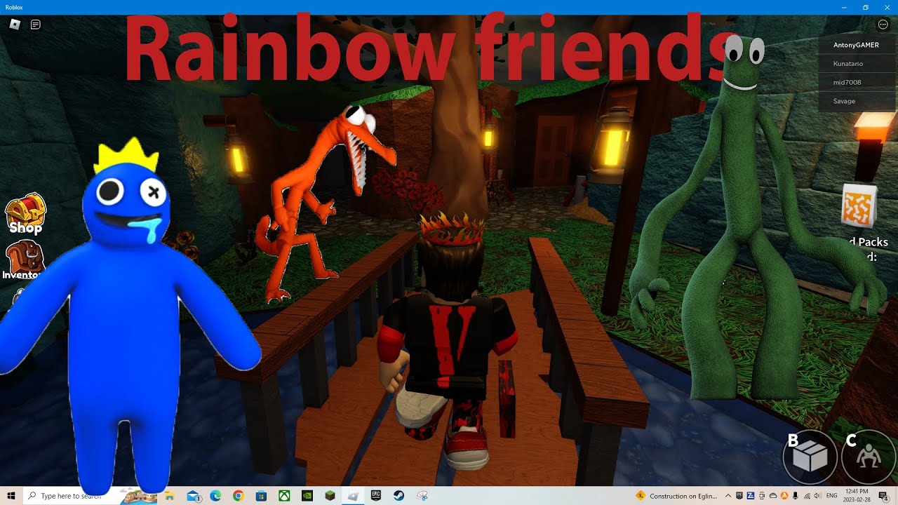 I played Rainbow friends for the second time - YouTube
