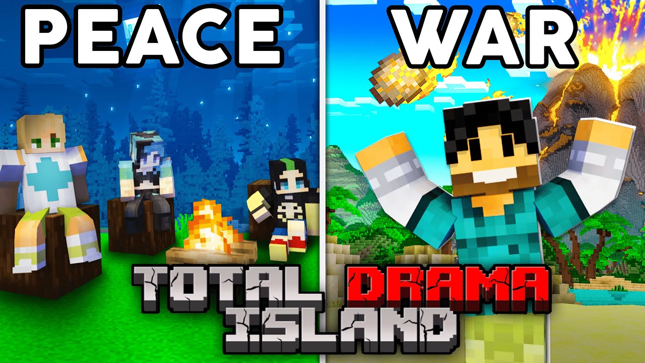 100 Players Simulate TOTAL DRAMA ISLAND in Minecraft... - YouTube