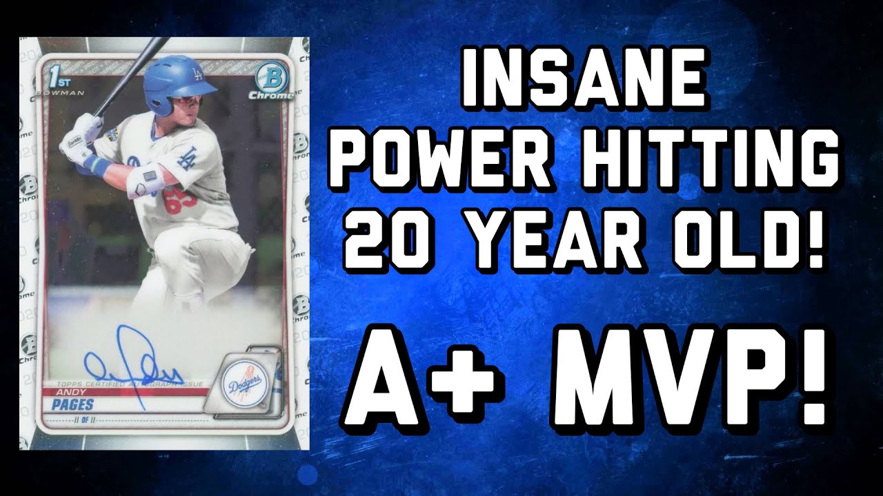 ANDY PAGES IS THE BEST YOUNG POWER HITTER IN THE MINORS! || MINOR ...