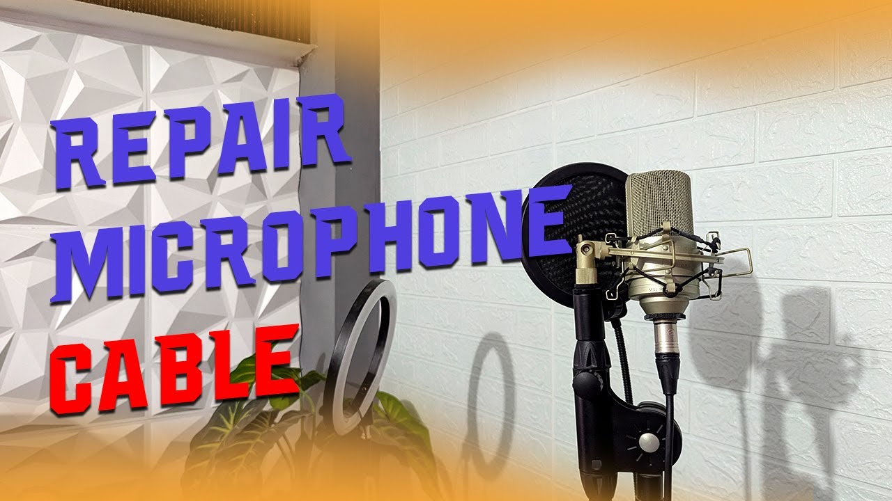 How to repair microphone cable - YouTube