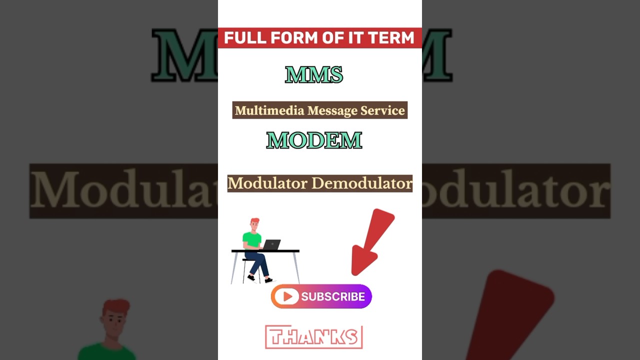MMS AND MODEM FULL FORM NAME IT TERM COMPUTER 🖥️💻 ONLINE - YouTube