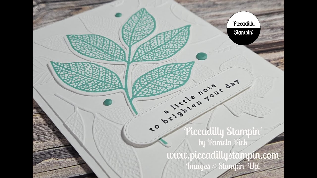 Stampin' Up! Changing Leaves Bundle - Simple Card 7/1/24 - YouTube
