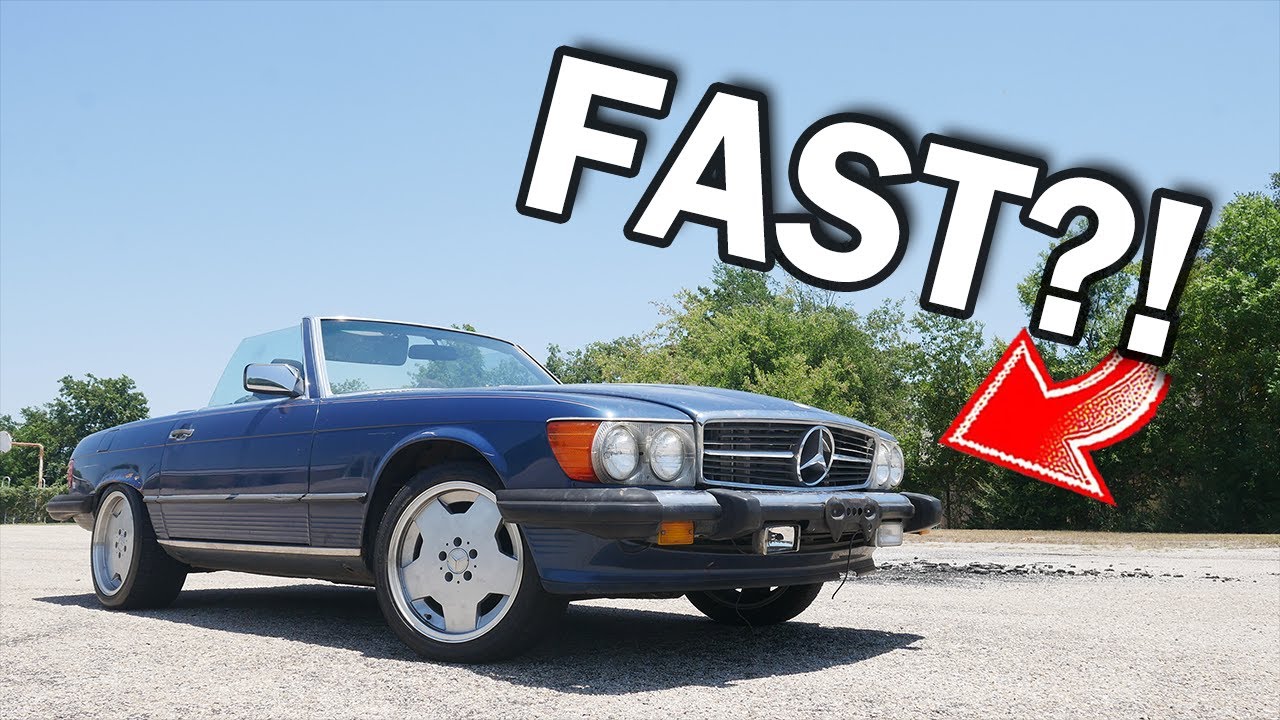 will a ls swap make my car faster? 1986 Mercedes 560SL - YouTube