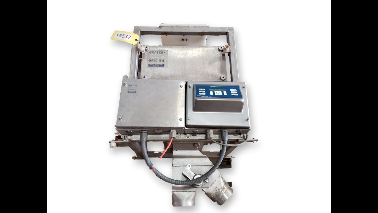 Used Graseby Goring Kerr Gravity Drop-thru Metal Detector DSP 2S - YouTube