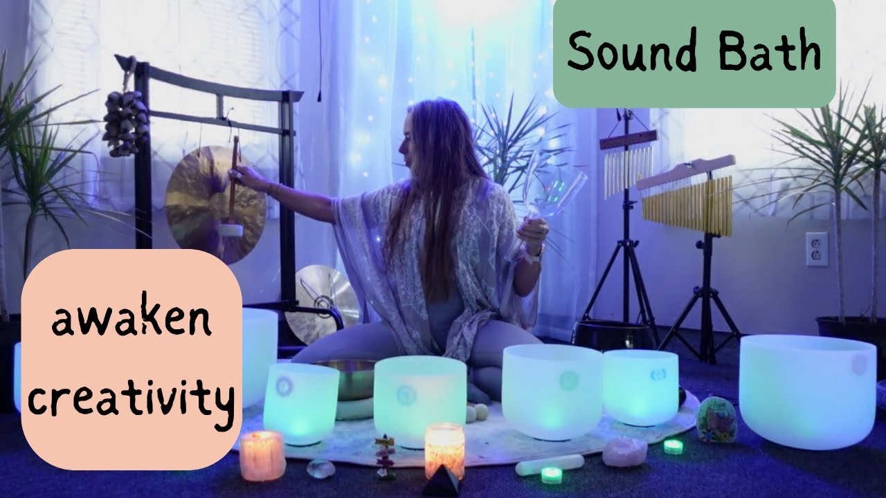 AWAKEN YOUR CREATIVITY | #soundbathmeditation - YouTube