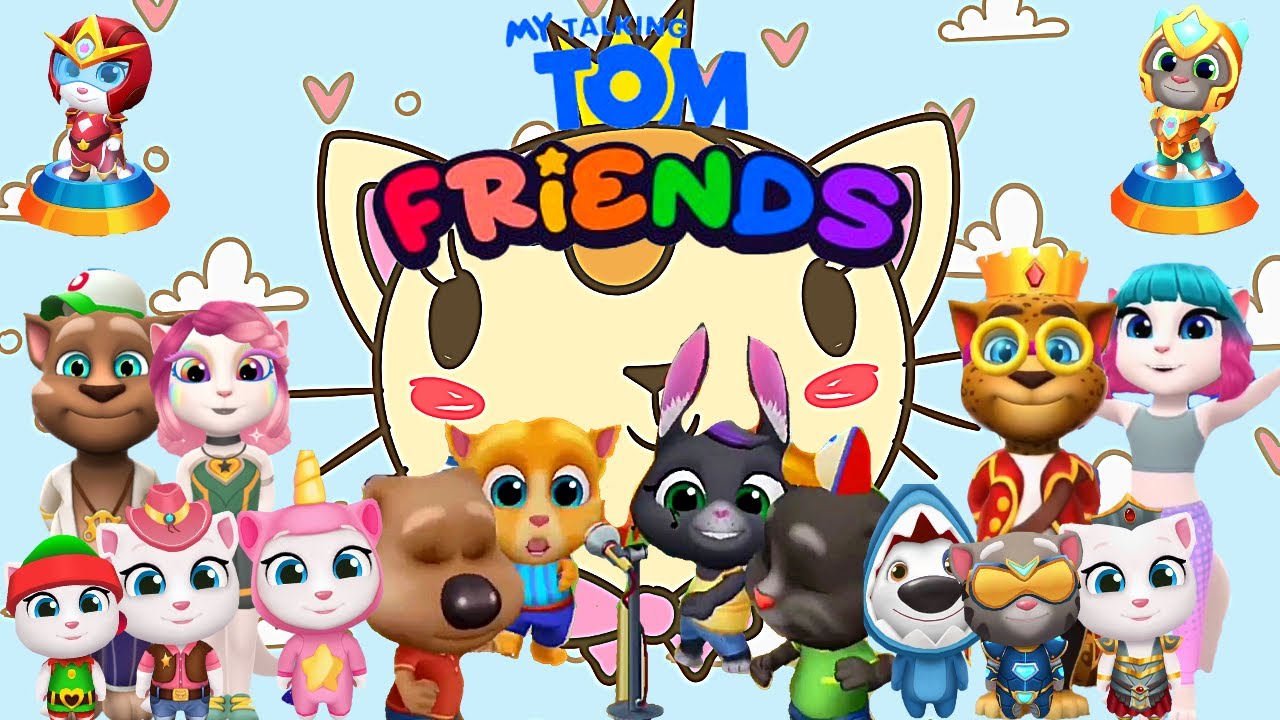 Talking Tom & Friends New Eps.1 - Keeping a cat - cute & funny cat ...