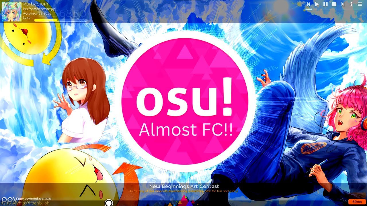 Osu So close yet so far from an FC - YouTube