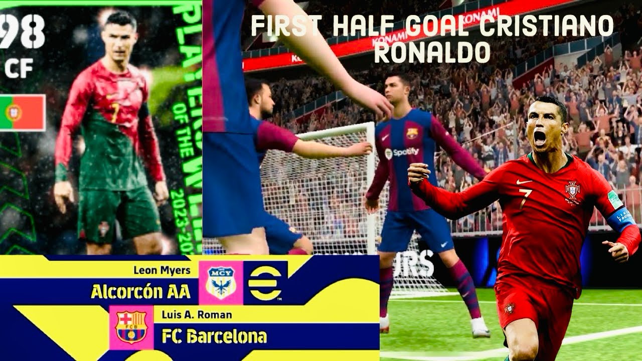 First Half Goal Cristiano Ronaldo 🥰 - YouTube
