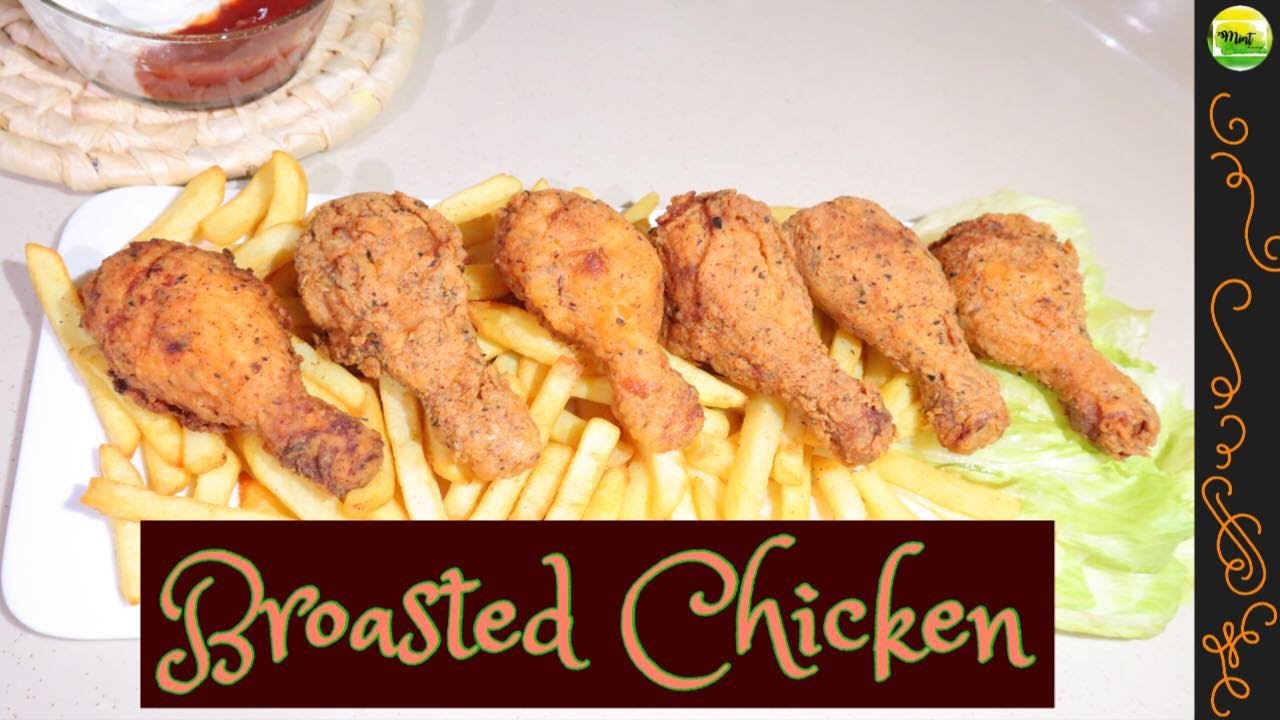 BROASTED CHICKEN |എളുപ്പത്തിൽ ഒരു Homemade Broasted Chicken Recipe ...