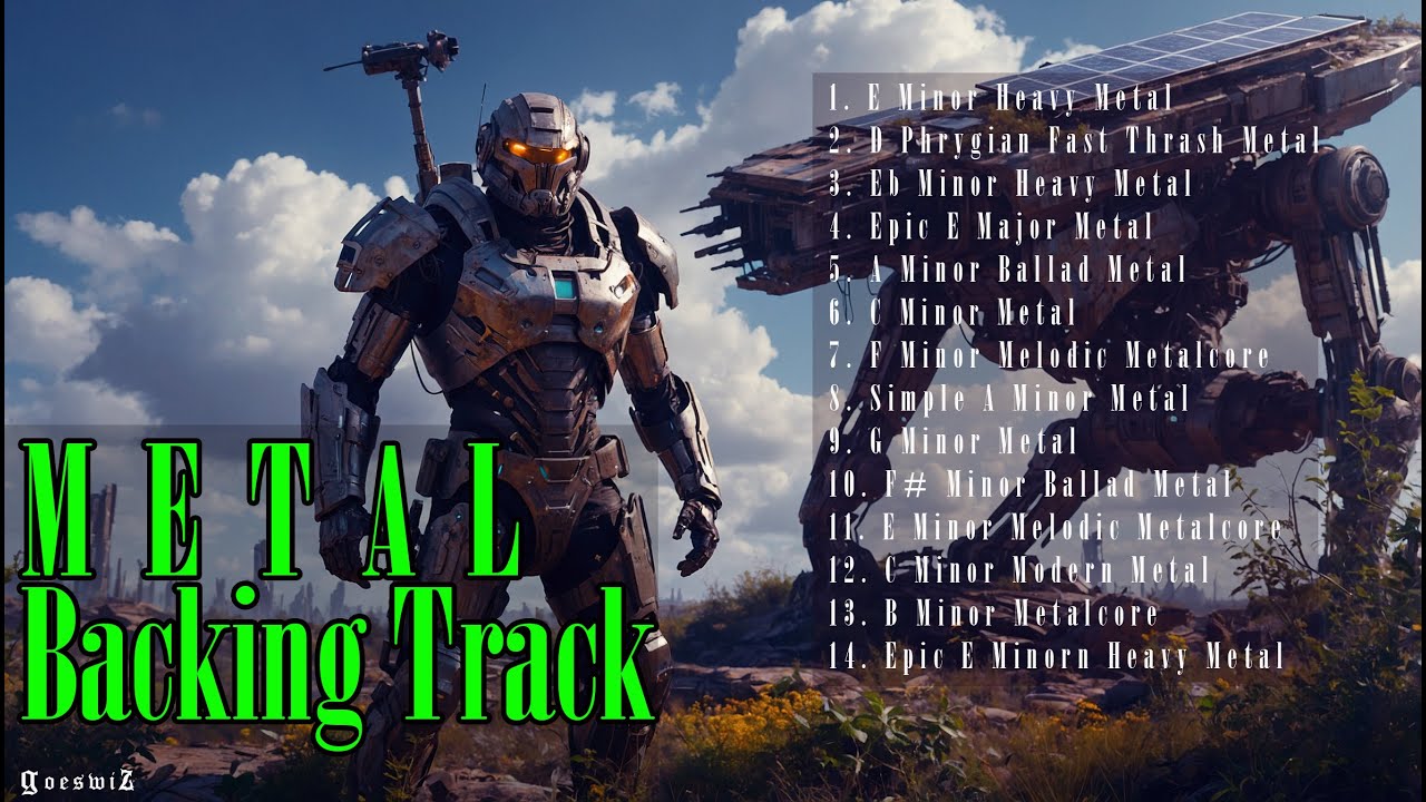 Metal Backing Track Compilation | 90 Minutes - YouTube