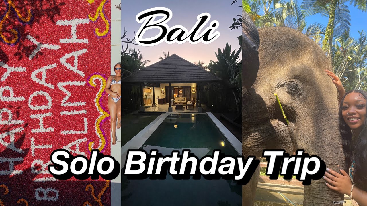 PART 1 | Ubud, Bali | Solo Birthday Trip | Flower Pool, Mason Elephant ...