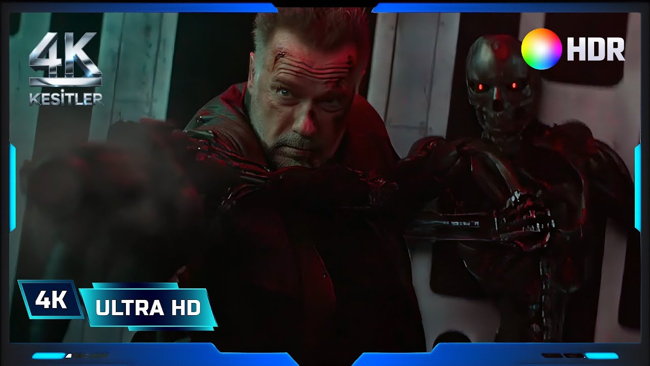 Terminatör: 6 Kara Kader | Rev-9 VS T-800 | 4K ULTRA HD - YouTube