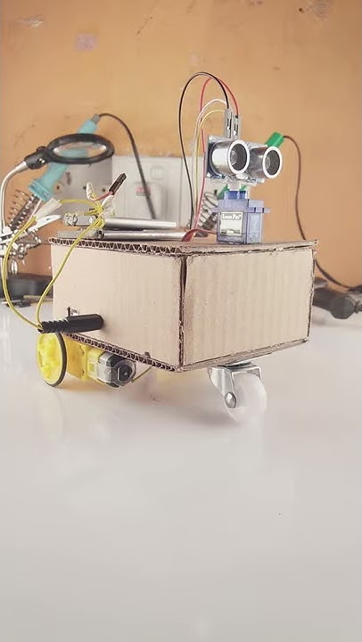 How to make a cute robot using a ultrasonic sensor --- Arduino UNO ...