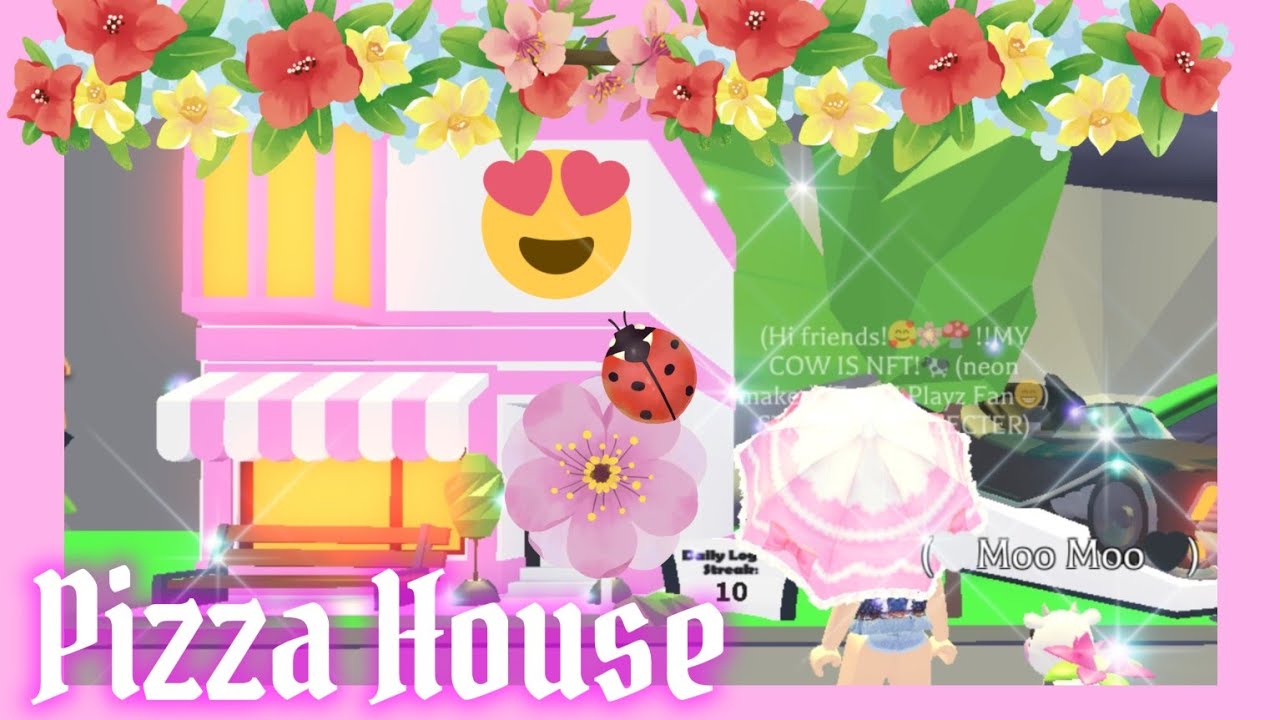 Pizza House Tour!🍕 / Pick-a-Door Theme / Game Home / Adopt Me Roblox ...