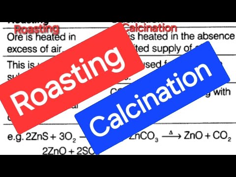 Roasting and Calcination | Concept clear - YouTube