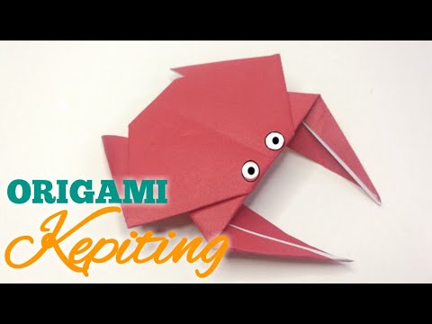 ORIGAMI KEPITING: Bagaimana Cara Membuat Origami Kepiting Dengan Mudah ...