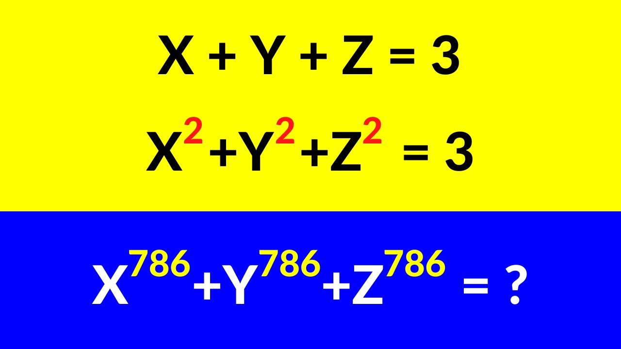 Nice Algebra Problem | You Should Know This Trick | Mathematics - YouTube