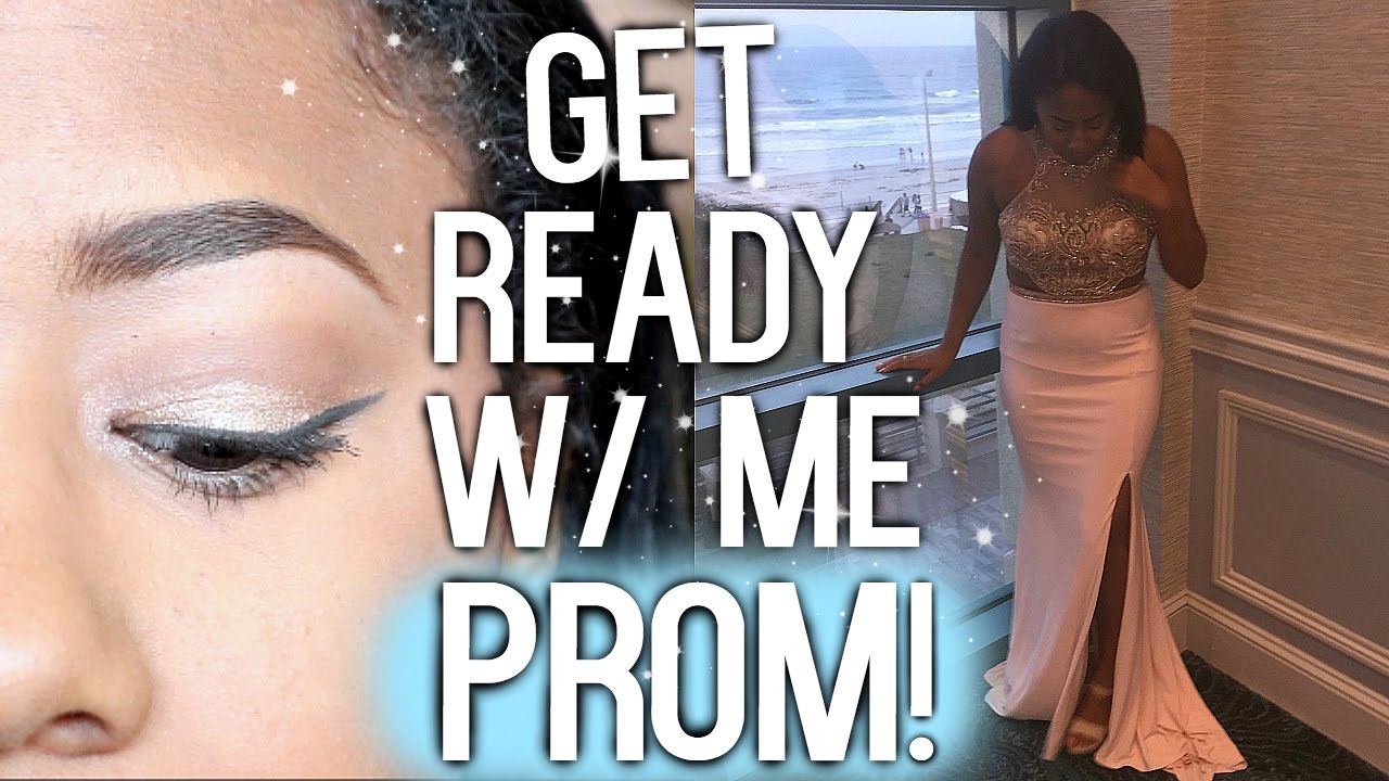 GET READY WITH ME: SENIOR PROM 2017 - YouTube