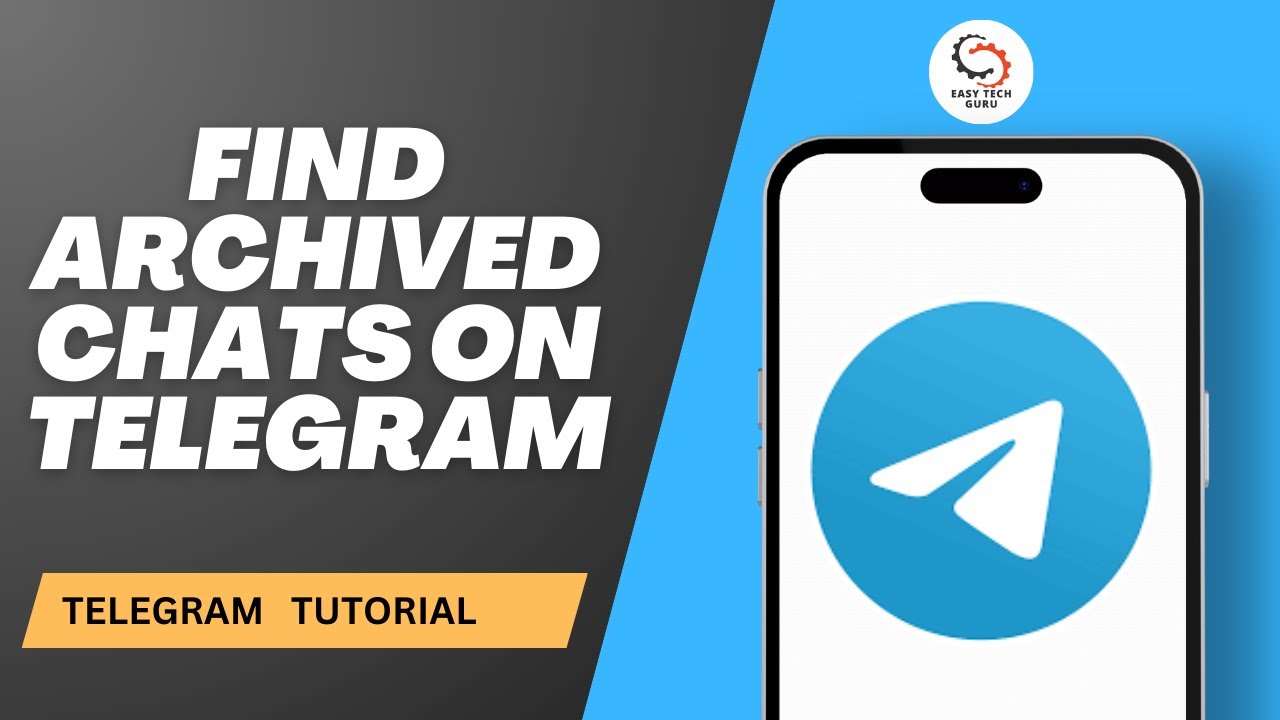 How to Find Archived Chats on Telegram - YouTube