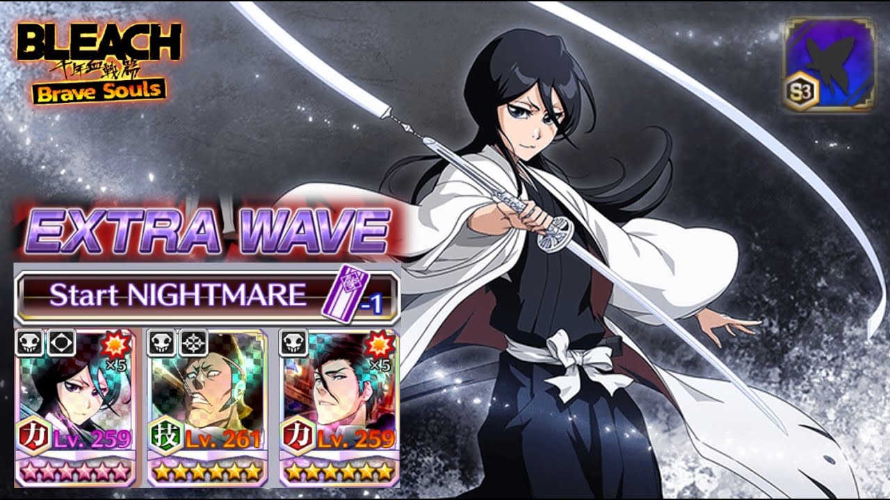 MAMA RUKIA RESURRECTION 5/5 CLEAR EXTRA WAVES Nightmare Guild Quest ...