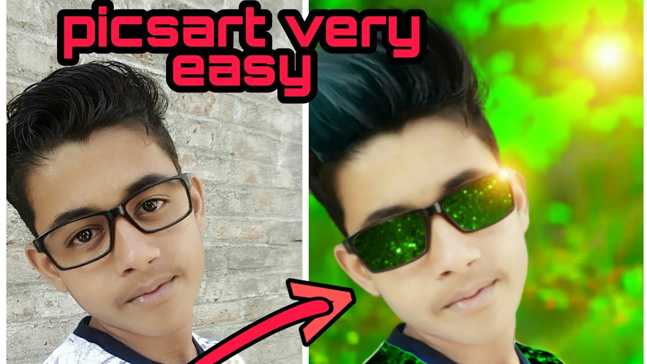 Very easy picsart editing ////¥¥@¥ - YouTube