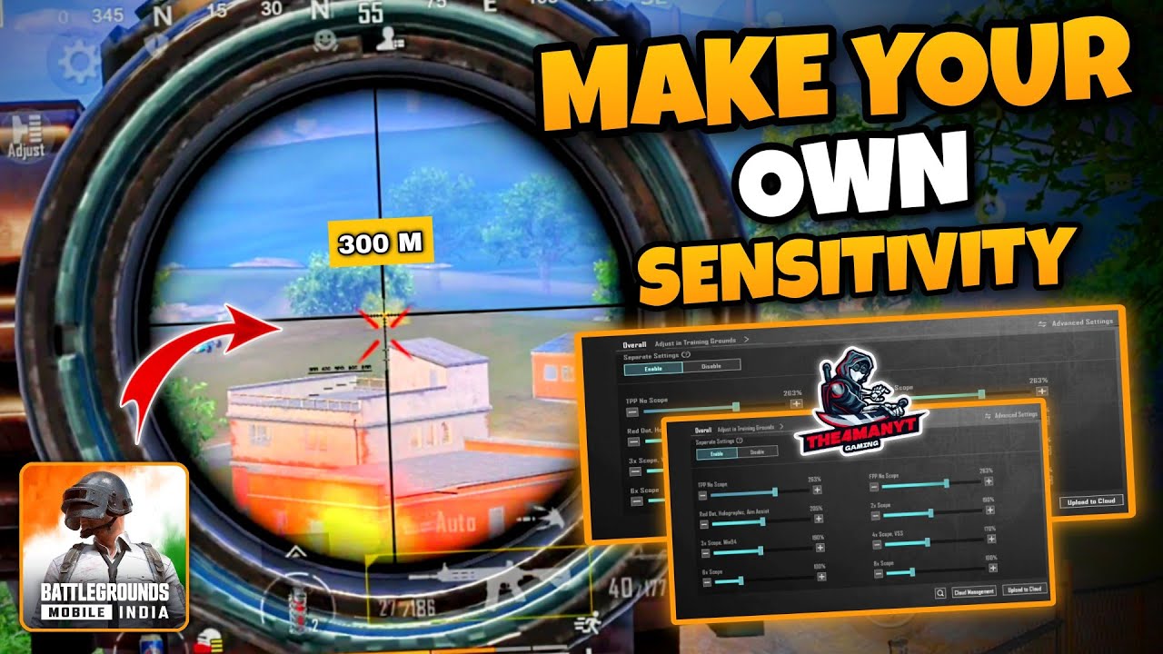 How to make your own zero recoil sensitivity in BGMI For all devices ...