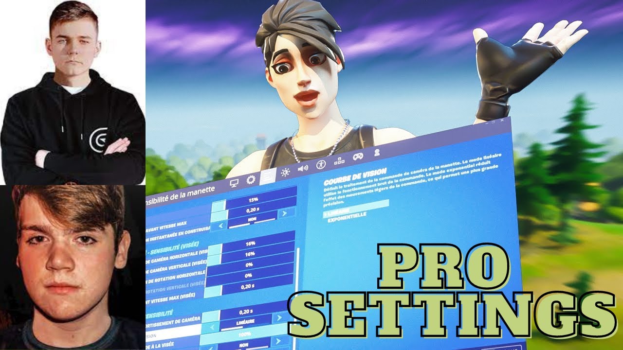 All the settings of pro Fortnite players (Tayson-Noahreyli-Mongraal ...