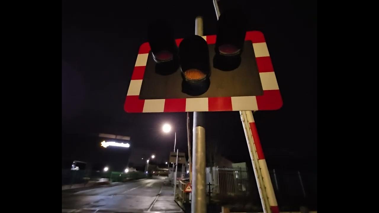 Noose lane level crossing 06/01/2025 - YouTube