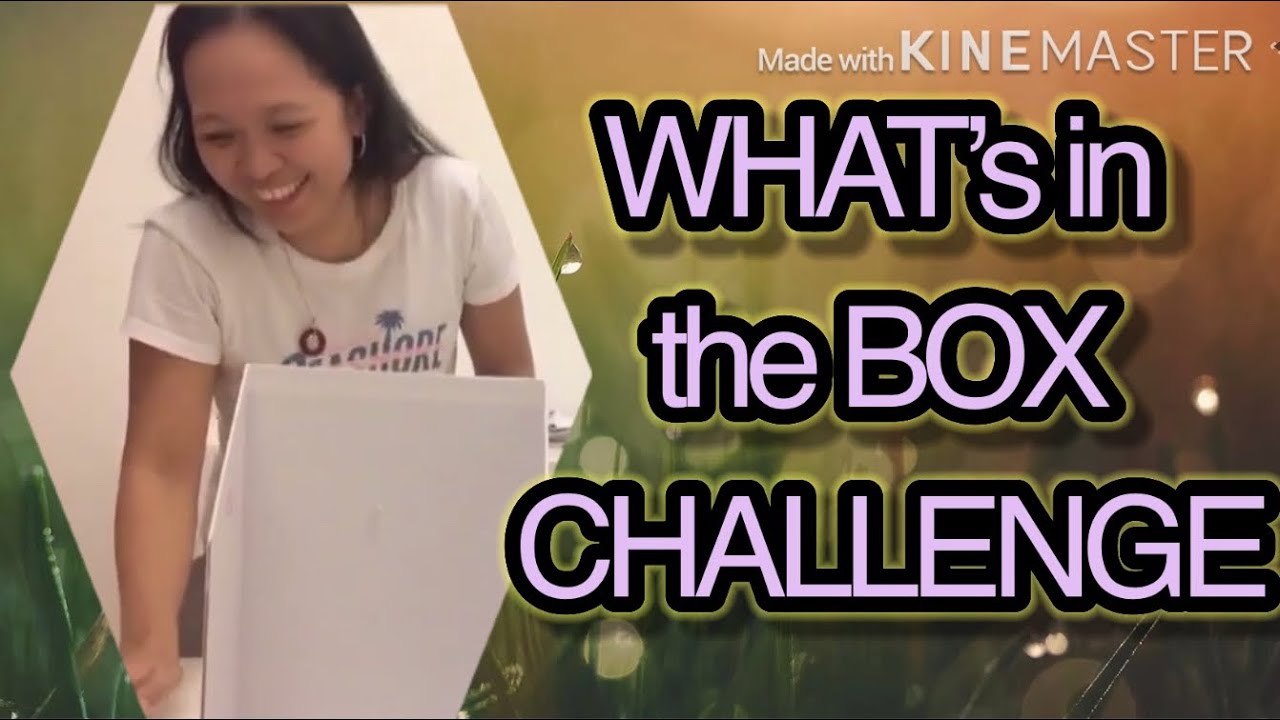 What’s in the BOX CHALLENGE - YouTube