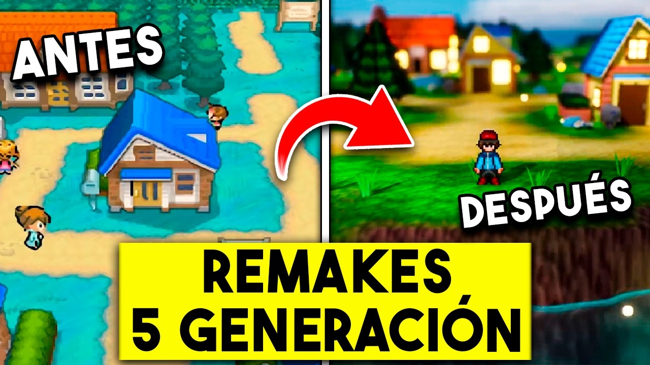 UN FAN ESTÁ CREANDO LOS REMAKES POKÉMON DE 5º GENERACIÓN! - pachi66 ...