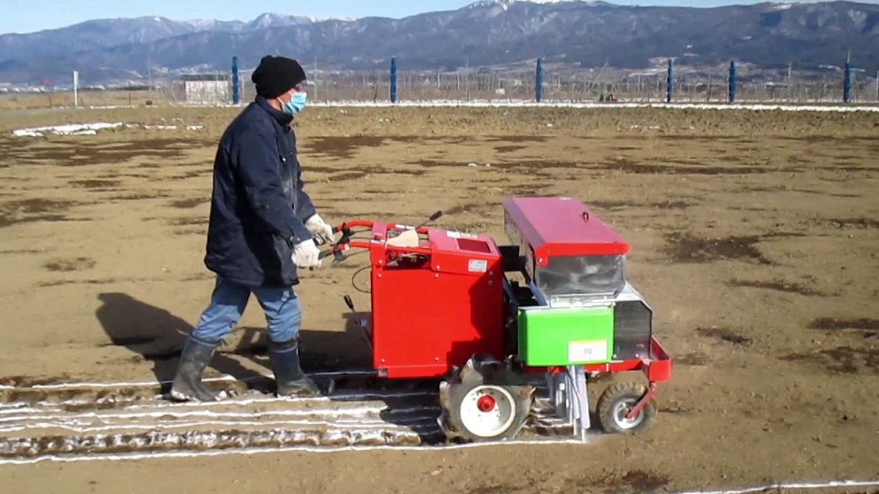 カンリウ工業 MR101 LIME SOWER - YouTube
