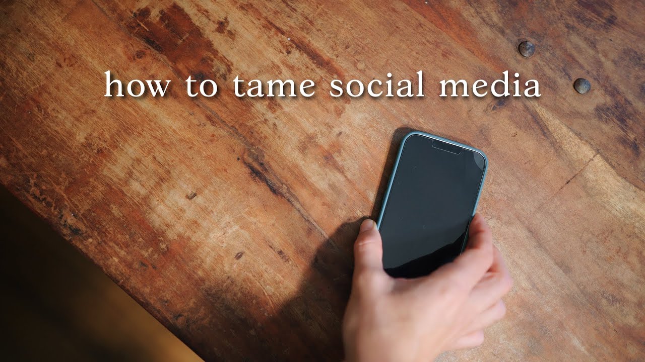don’t let social media control you - YouTube