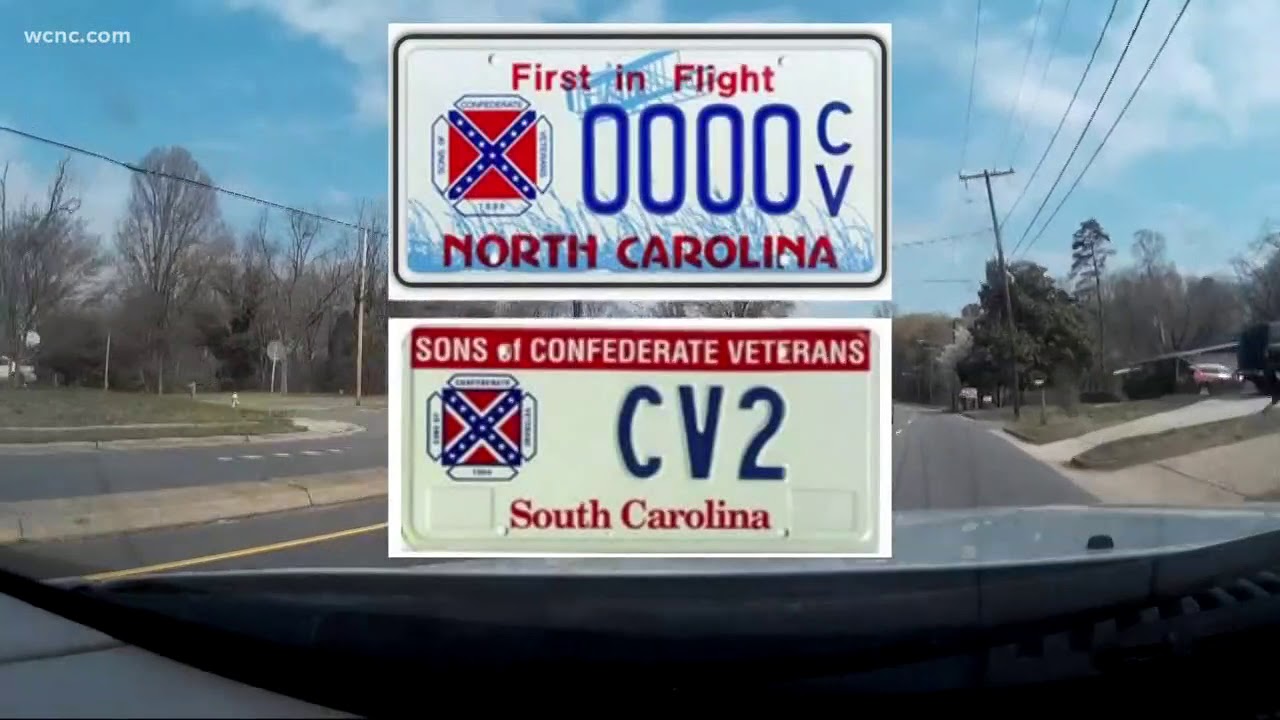 Nc Confederate Flag License Plate