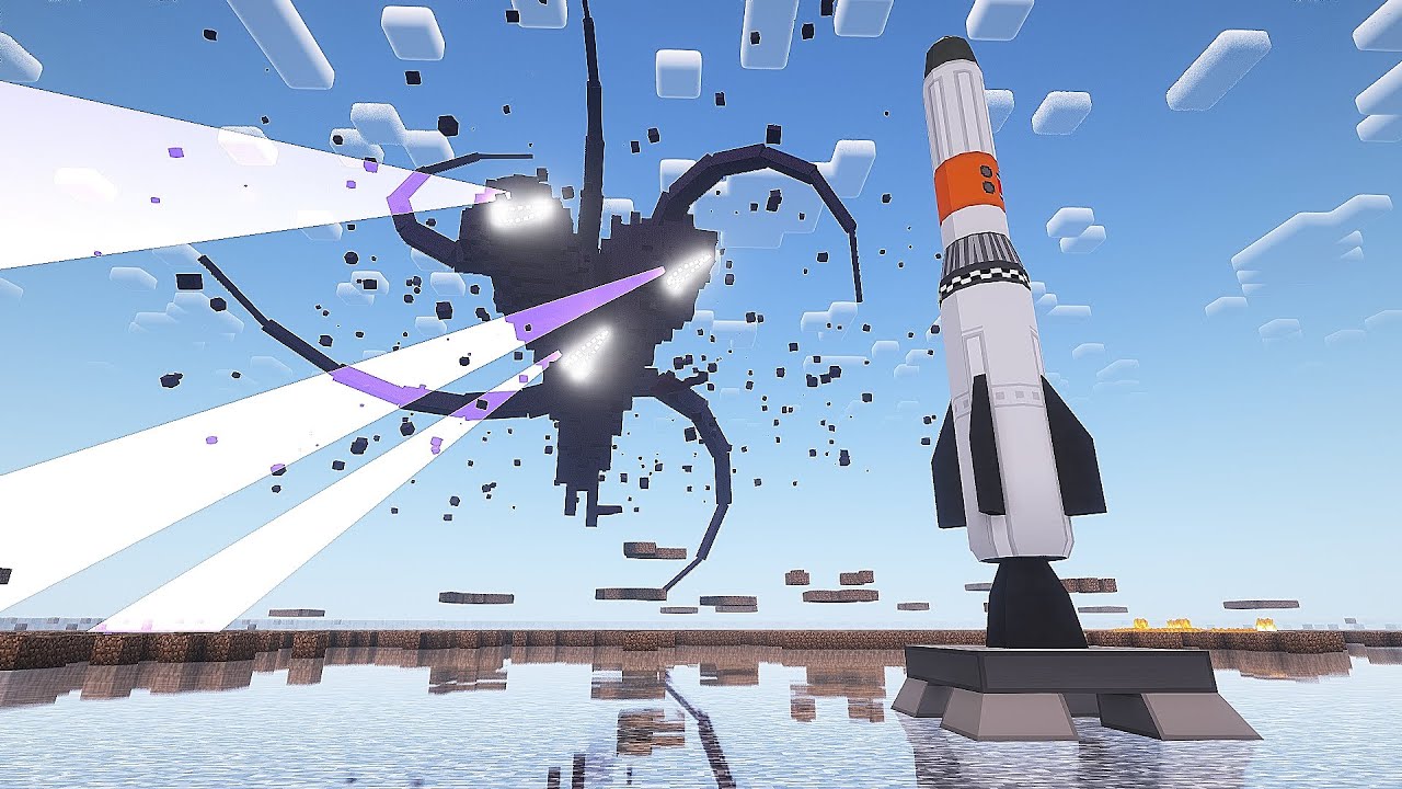 All Wither Storm Phases VS Nuclear Bomb - YouTube