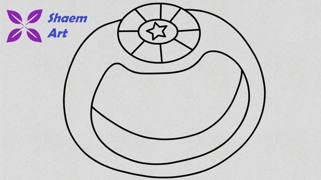 How to Draw a Ring Step by Step || Drawing Class || Easy Tutorial ...