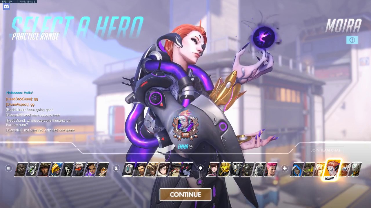 New Overwatch Hero Moira || Gold Weapon In Game - YouTube