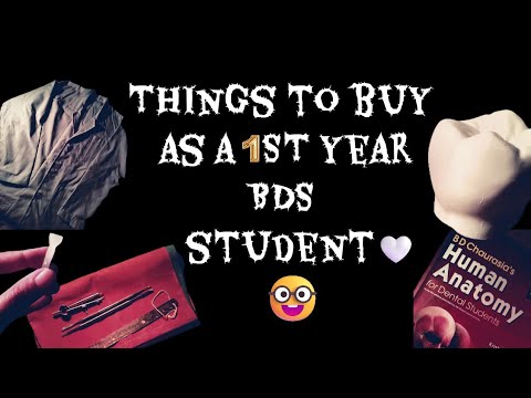 First year BDS guide🦷| What to buy as a 1st year BDS🤓/dental students🎒 ...