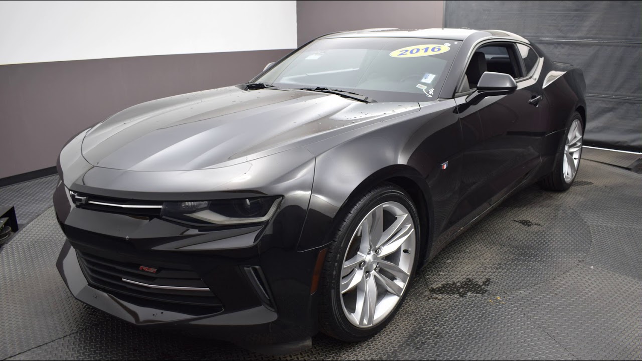2016 Mosaic Black Metallic Chevrolet Camaro 2D Coupe #4094A - YouTube