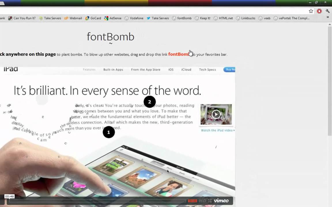 FontBomb - Destroy The WEB! - YouTube