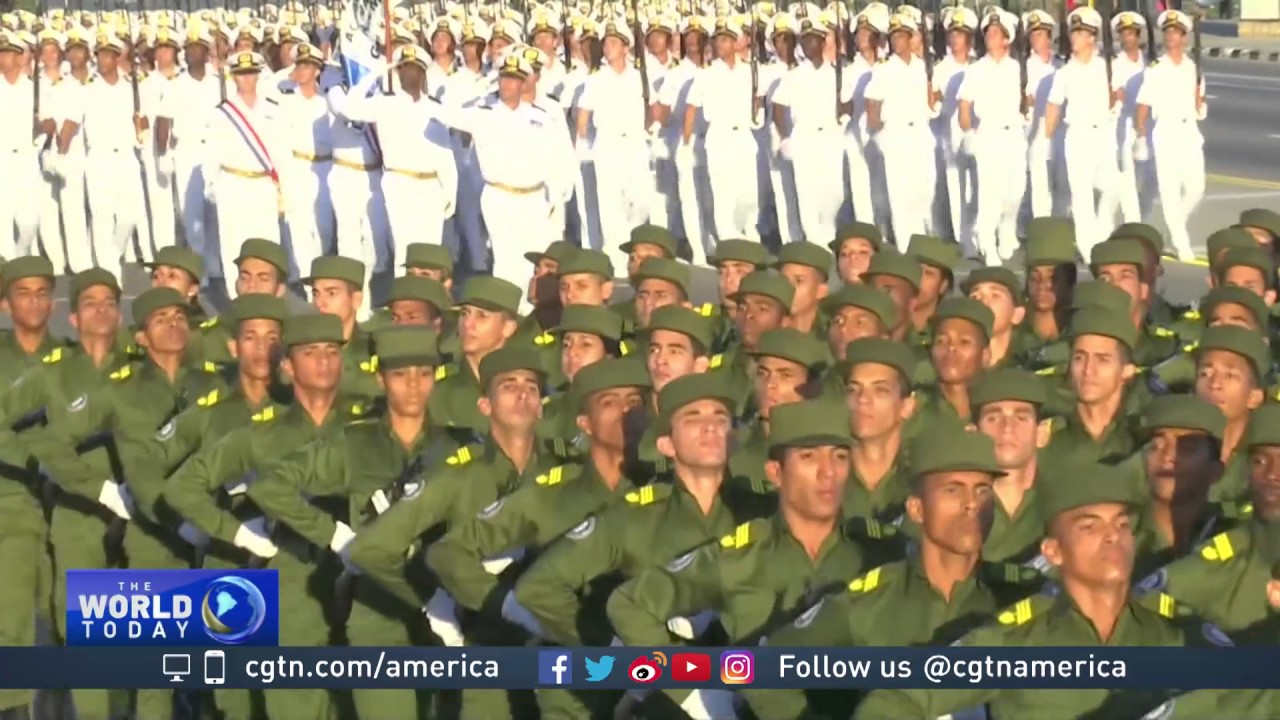 Military parade in Havana celebrates Cuban revolution - YouTube