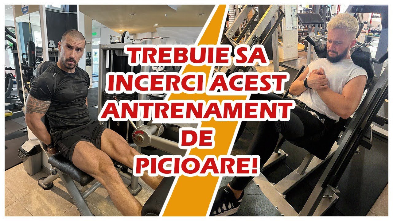 ANTRENAMENT COMPLET PENTRU PICIOARE - YouTube