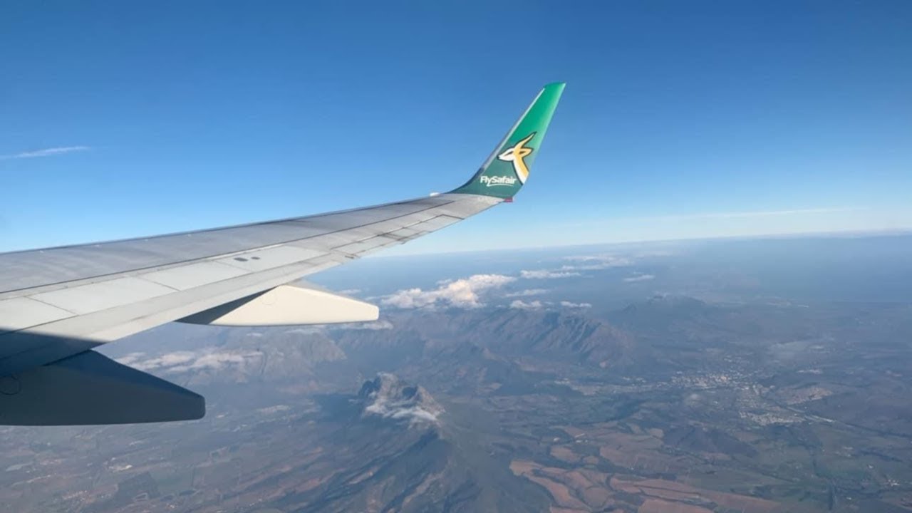 Most Amazing Moments with FlySafAir | take off from ORTIA JOHANNESBURG ...