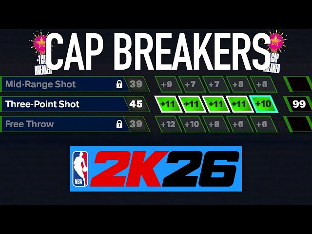 NBA 2K26: Top 5 Cap Breaker Grinds 🏀 | Vortex Gaming