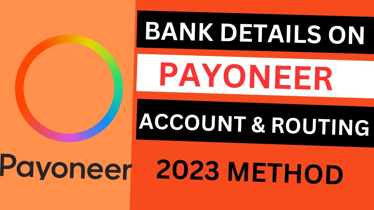 How to Find Payoneer Account Number & Routing Number 2023 || Find Bank ...