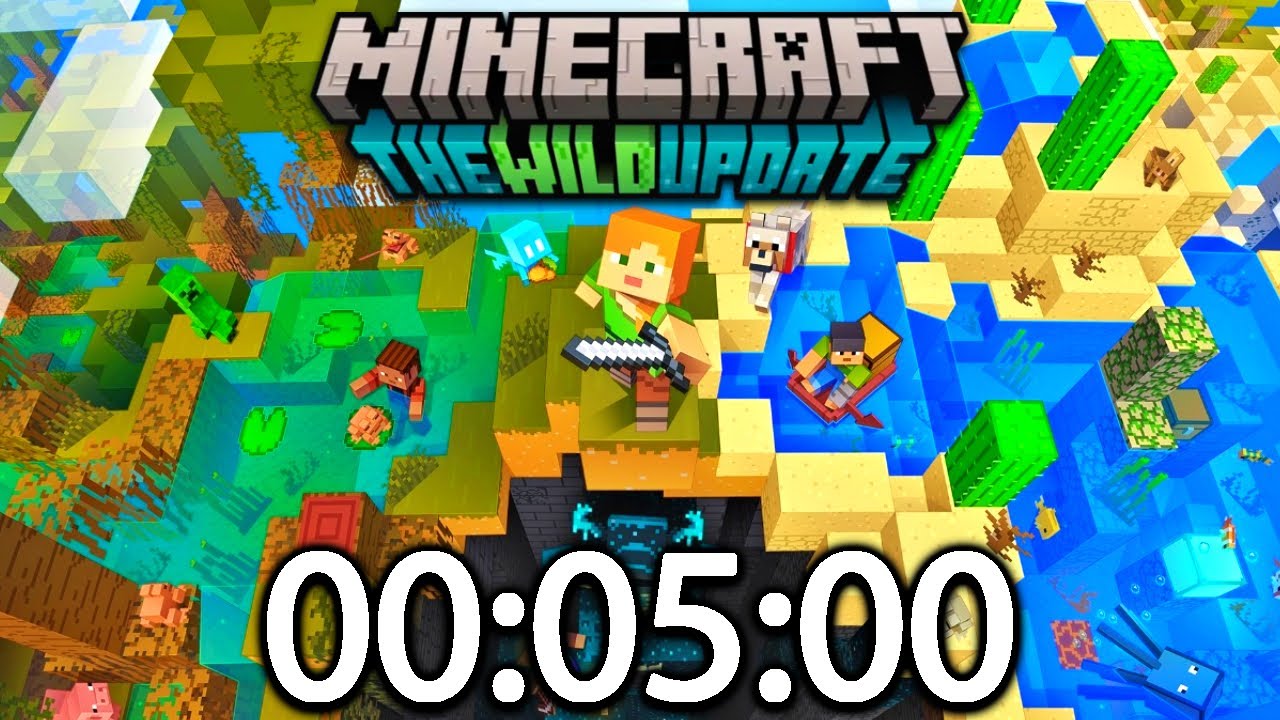 Minecraft 1.19 Wild Update Countdown To Release - YouTube