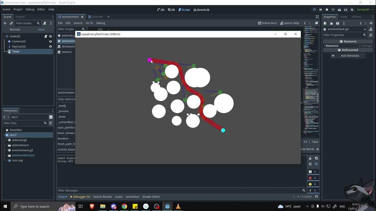 Circles Path Finding - YouTube