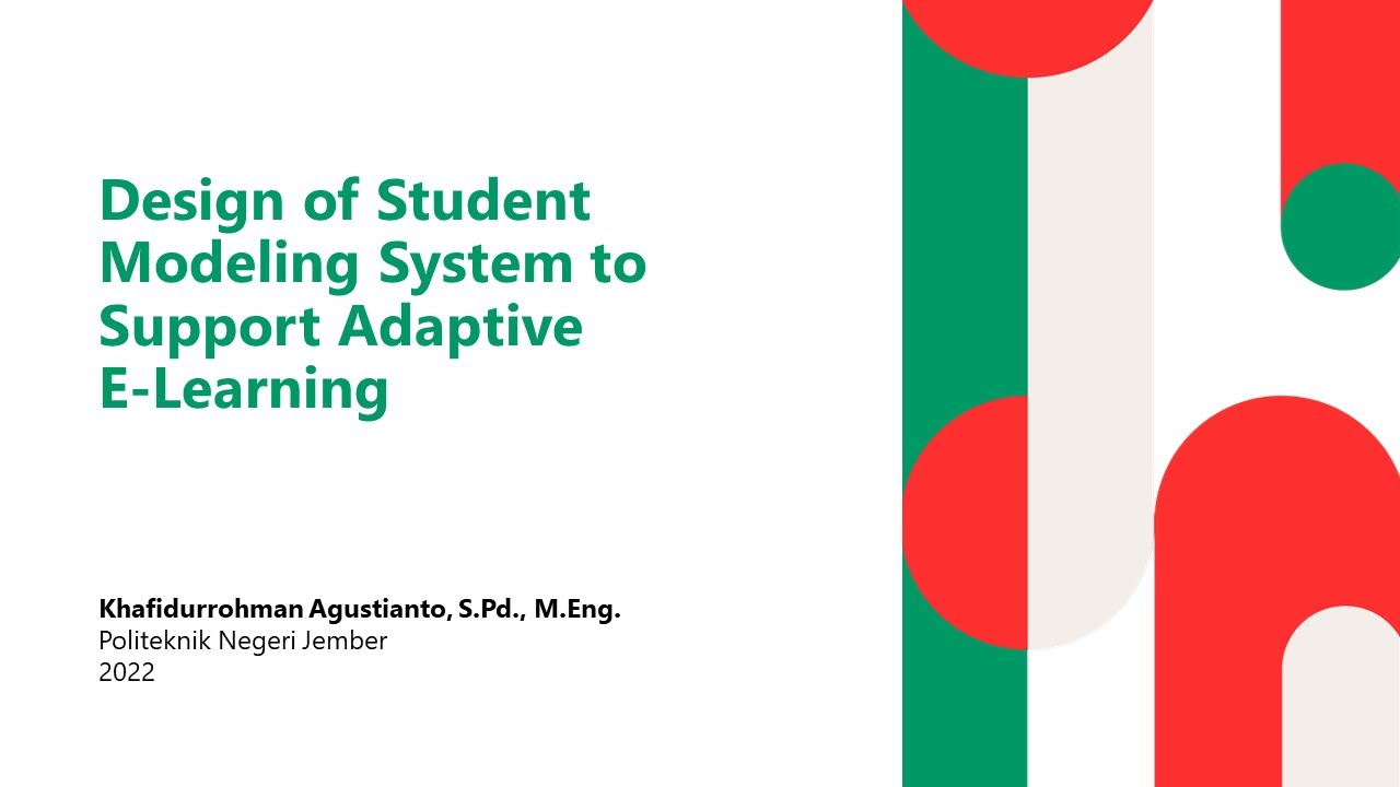 Design of Student Modeling System to Support Adaptive E-Learning - YouTube