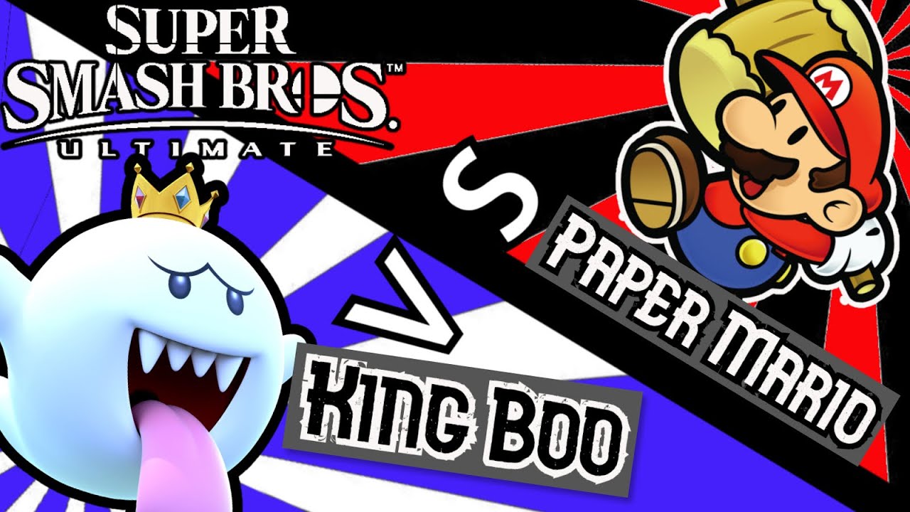 King Boo vs Paper Mario #SmashBros UPGRADED Tournament #75 - YouTube