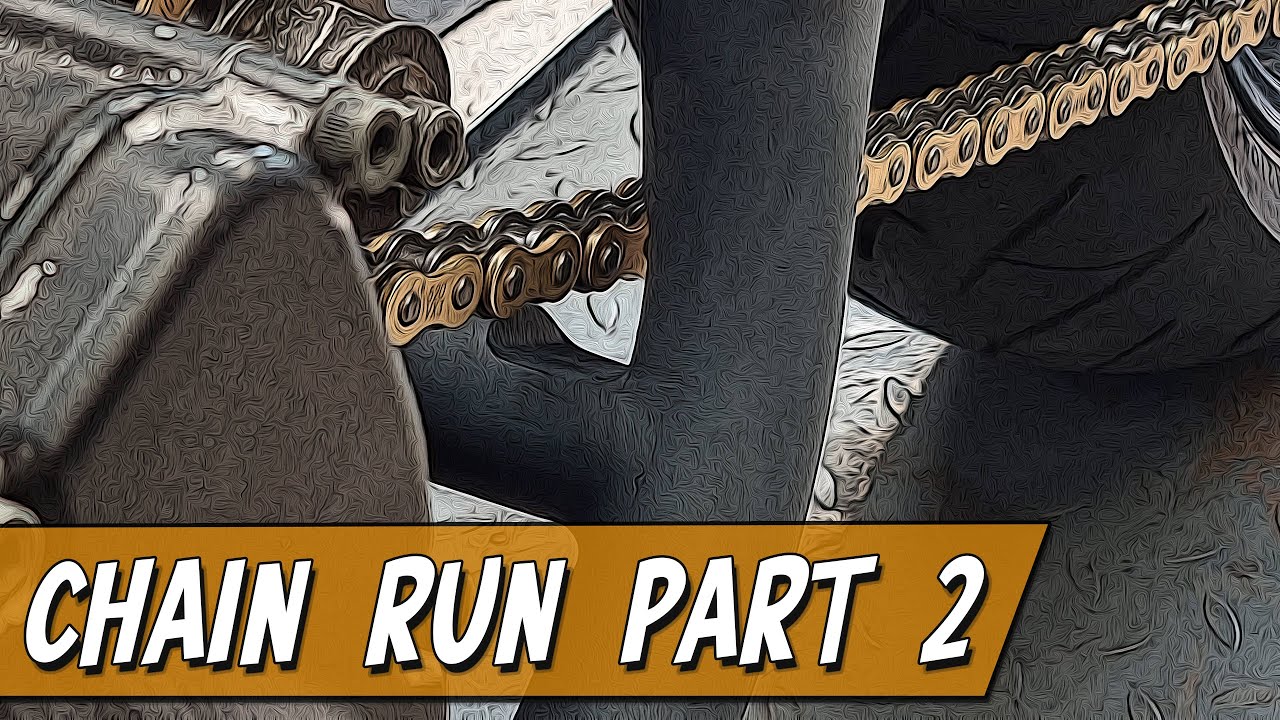 Chain Run Part 2 - Suzuki Bandit Cafe Racer - ASBO Project - YouTube