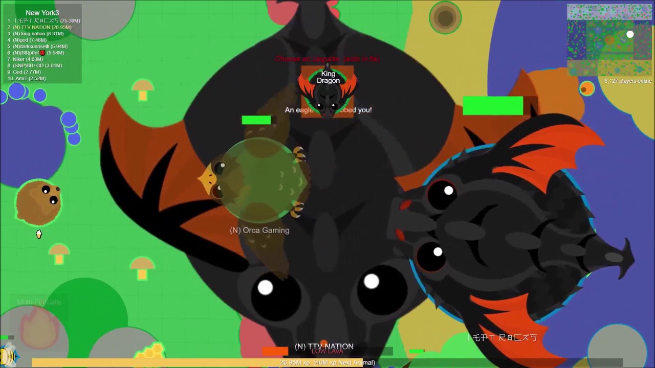 i got king dragon in mope.io after 20 years... - YouTube